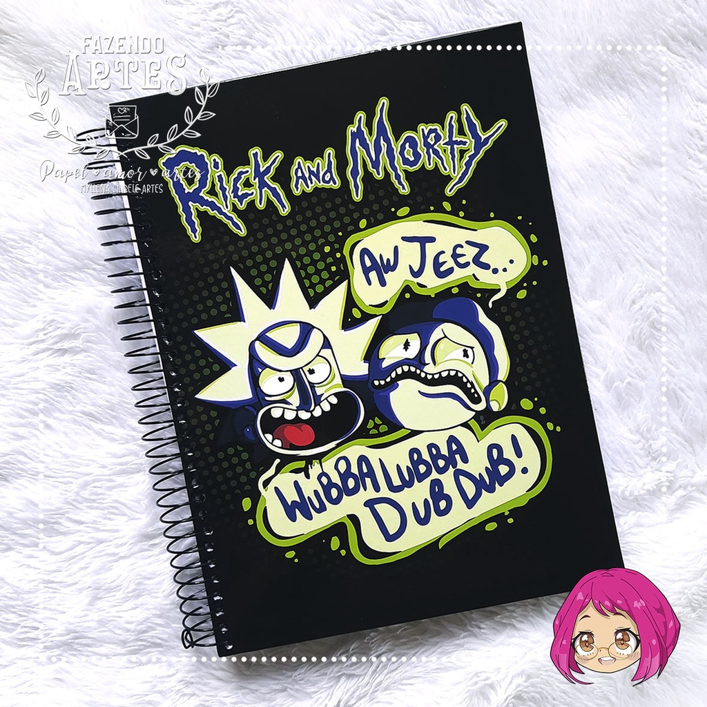 Caderno Rick & Morty | Shopee Brasil