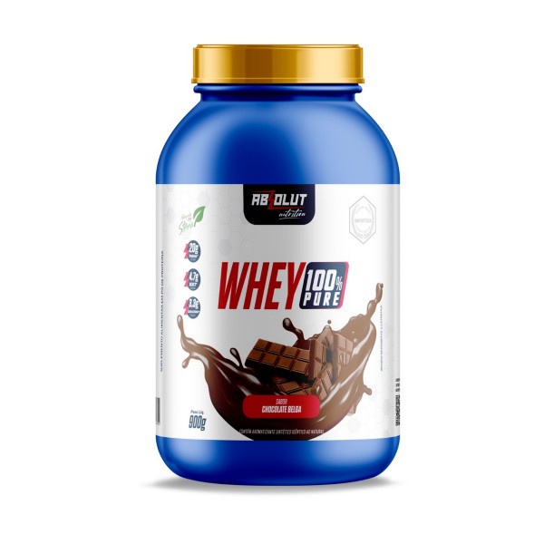 Whey 100% Pure Sabores 900G - Absolut Nutrition | Shopee Brasil