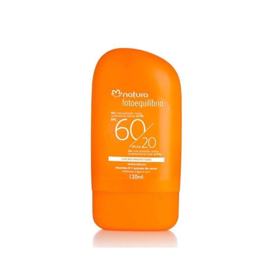Protetor Solar Natura Fator 60 fps | Shopee Brasil