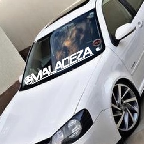 adesivo maladeza para parabrisa de carro rebaixado tunning universal | Shopee Brasil