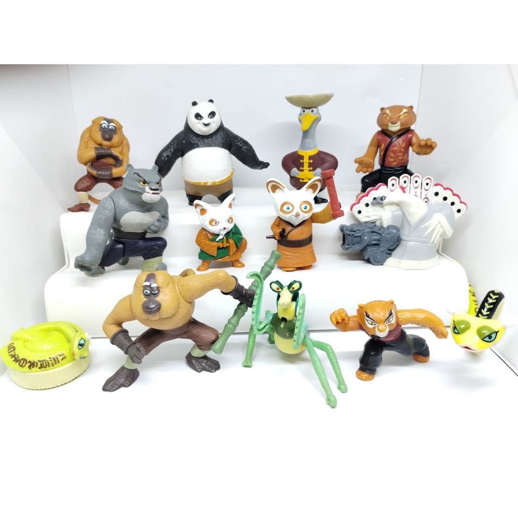 Bonecos Kung Fu Panda Coleção McDonalds / Top Cau 2008 e 2011 (Unidade ...