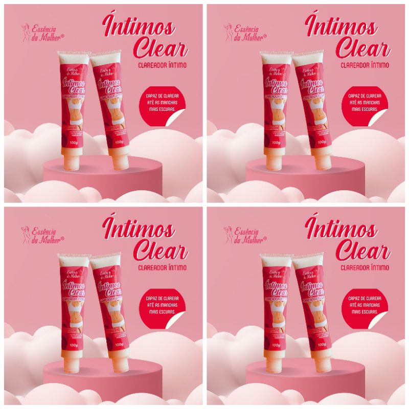 4 clareador íntimo. clareador de manchas. | Shopee Brasil
