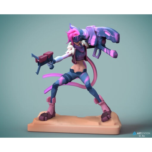 Jinx PROJECT - League of legends - action figure | Shopee Brasil