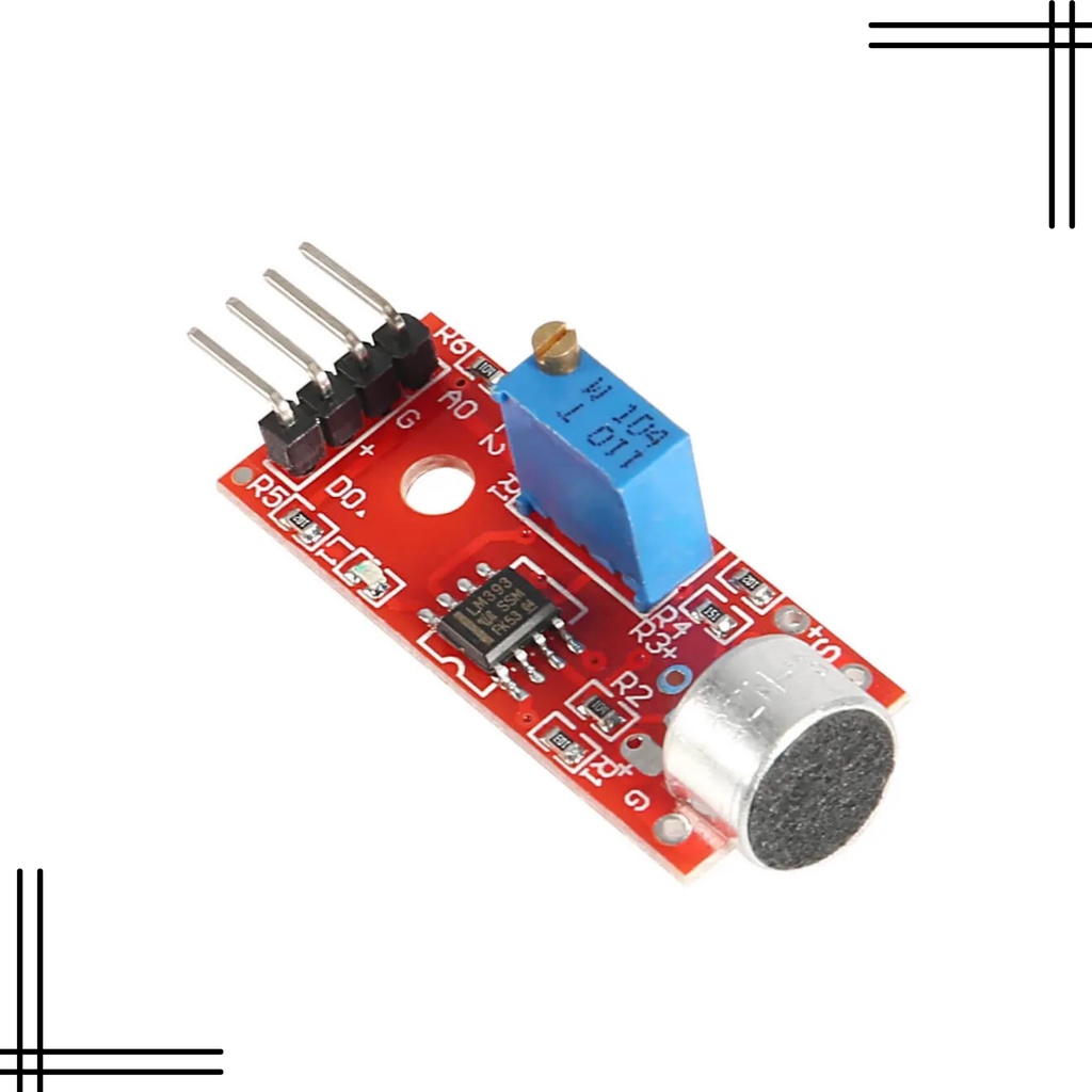 Modulo Sensor De Som Ky-037 Arduino Raspberry Esp | Shopee Brasil