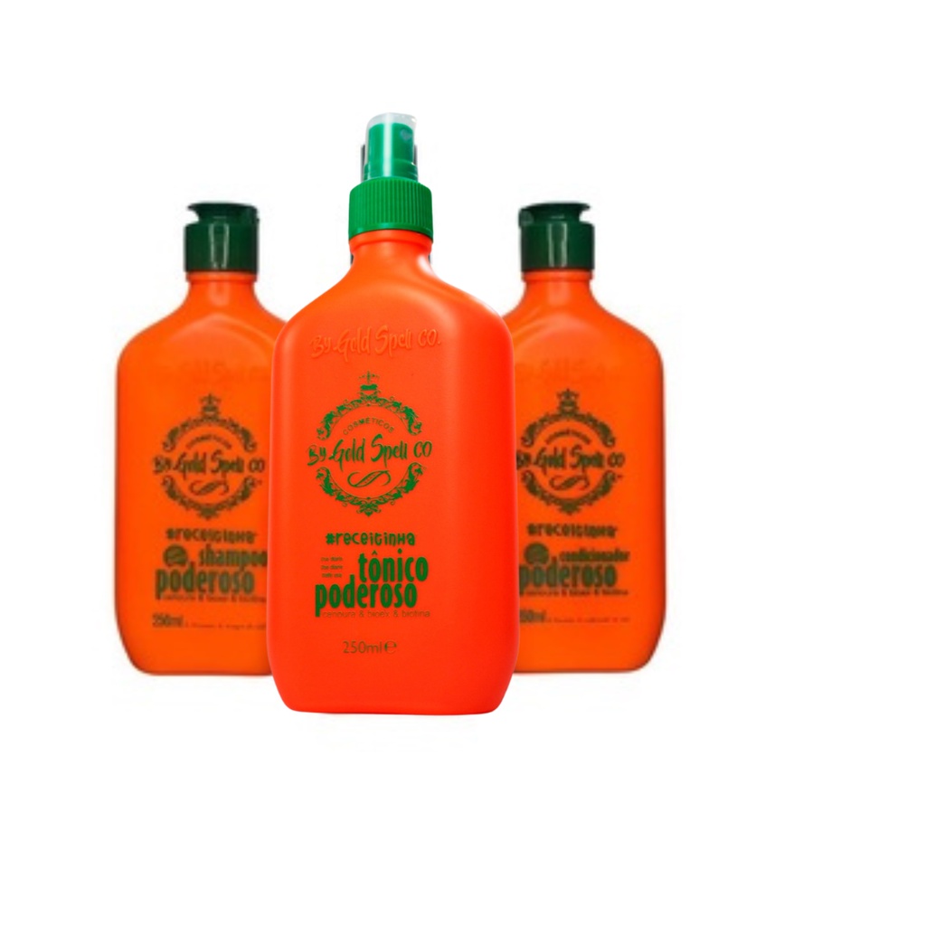 Shampoo e Condicionador Poderoso + Tônico Poderoso - Produto Original ...