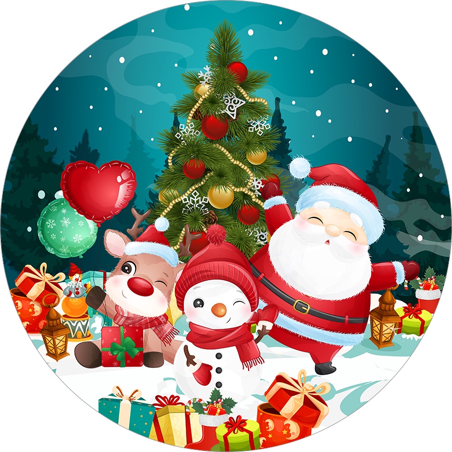 Painel Redondo Tecido Sublimado 3D Natal FRD-6349 | Shopee Brasil Painel Redondo Tecido Sublimado 3D Natal FRD-6349 | Shopee Brasil