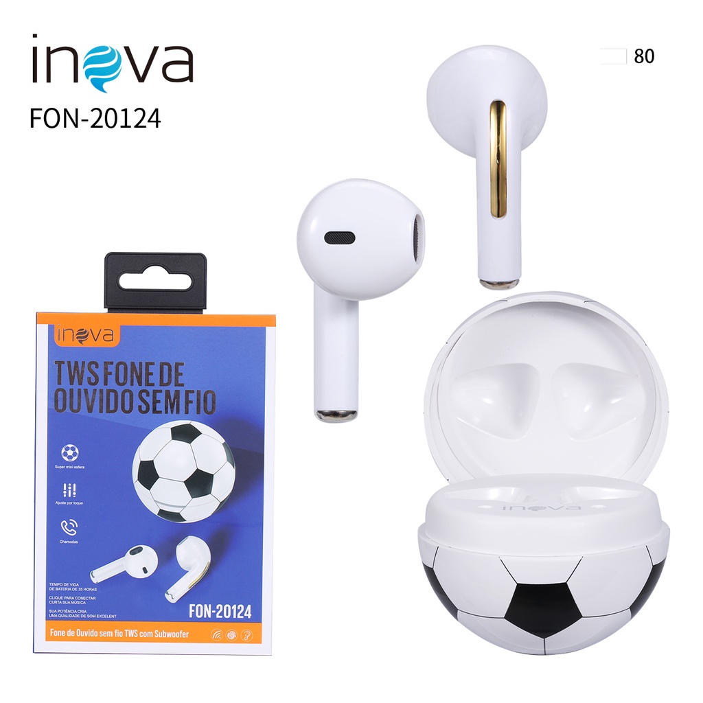 Fone de ouvido in-ear sem fio QCY True Wireless Earbuds inova | Shopee ...
