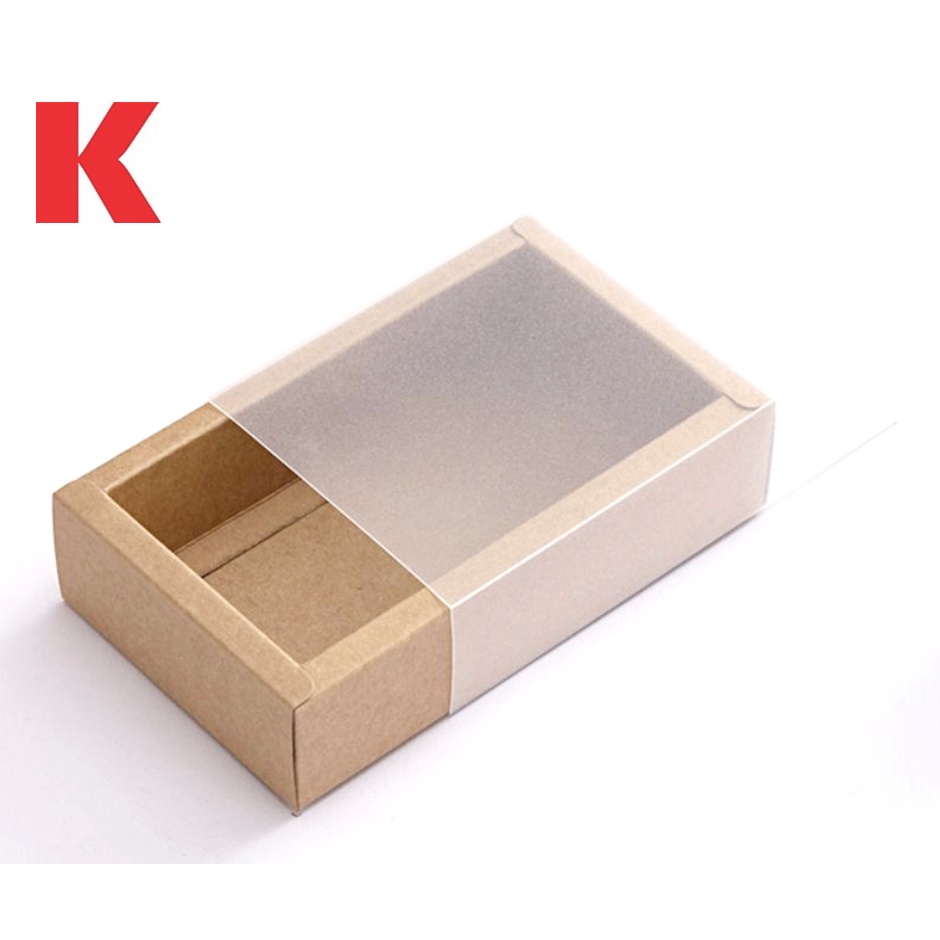 10 Caixas Multiuso Kraft C/ Gaveta Pvc Fosco 16x13x4cm | Shopee Brasil