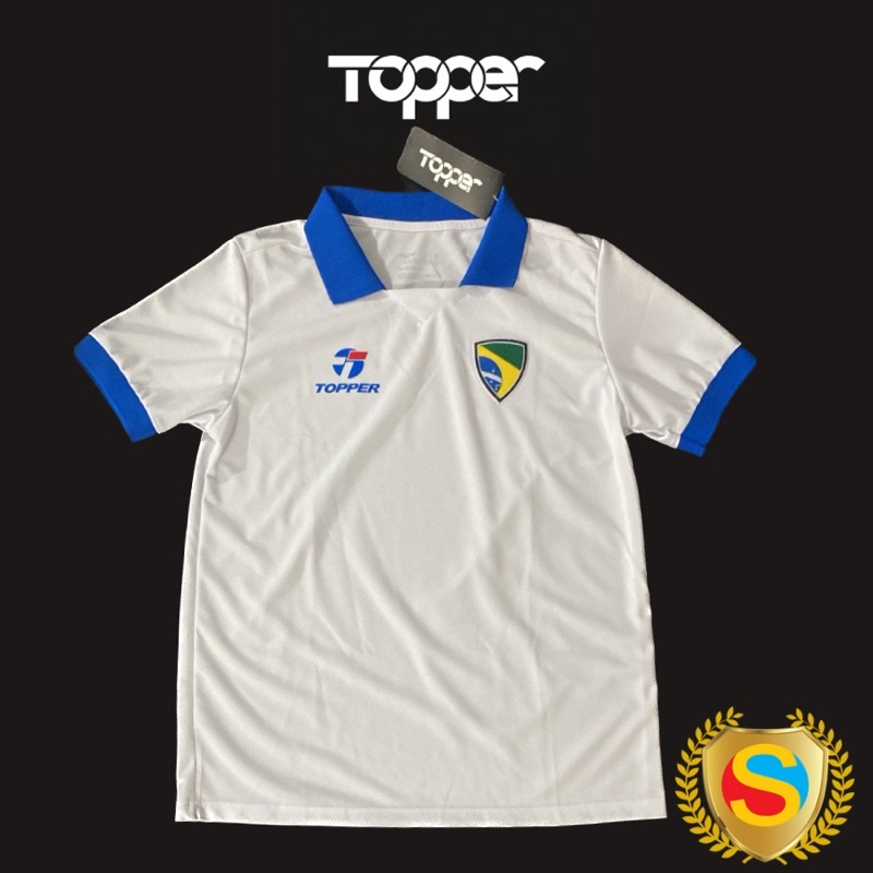 Camiseta original TOPPER seleção brasileira | Shopee Brasil