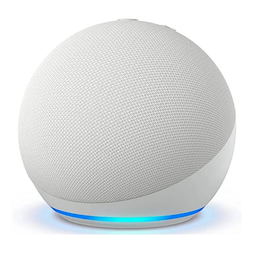 Amazon Echo Dot 5th Gen Com Assistente Virtual Alexa Glacier White 110v ...