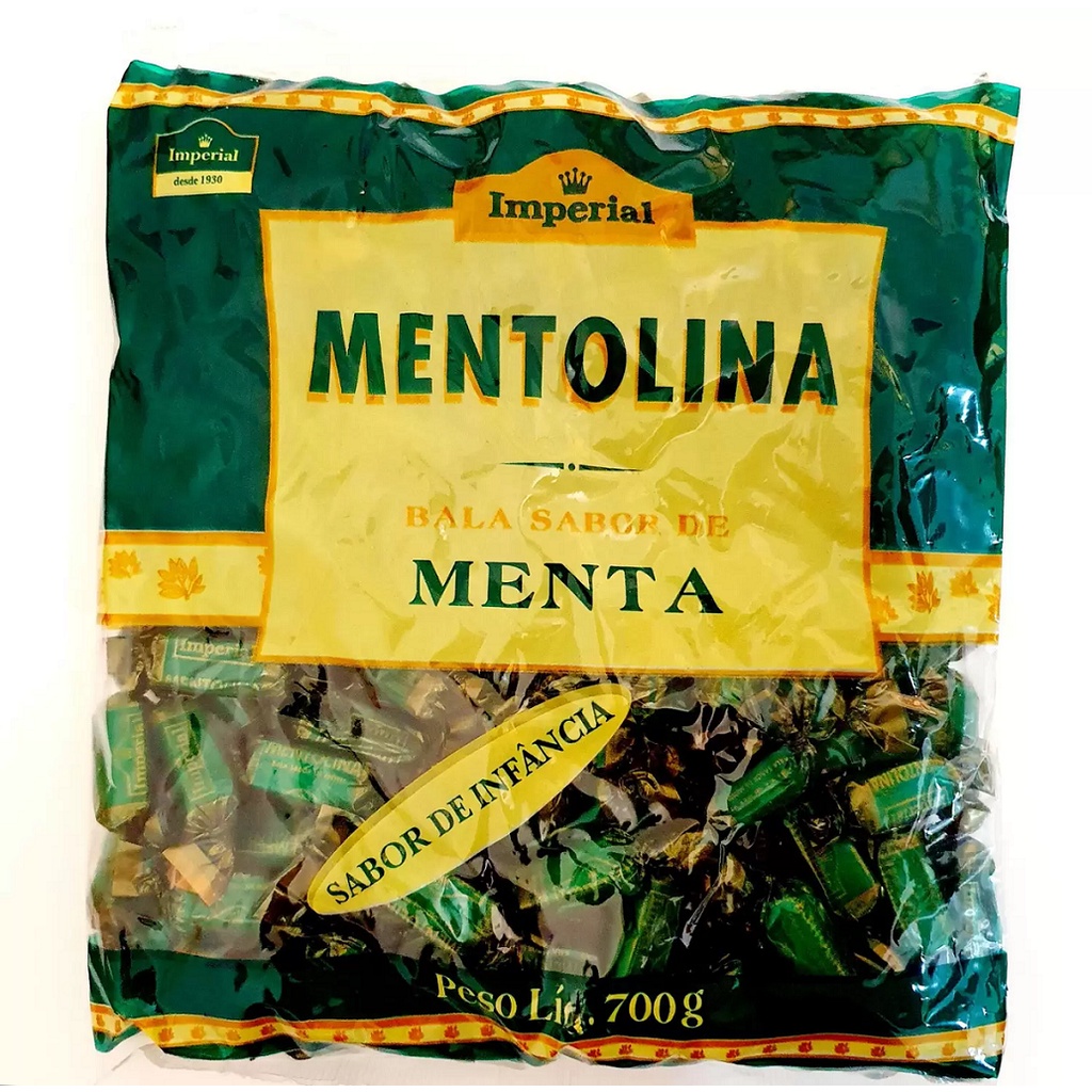 BALA MENTA MENTOLINA IMPERIAL 500g | Shopee Brasil