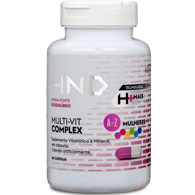 Suplemento Alimentar Mult-Vit Complex Mulher HND 60 Cápsulas | Shopee Brasil
