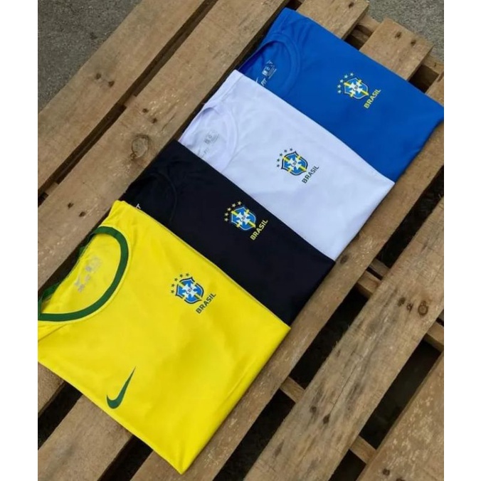 Camiseta Dry fit Brasil | Shopee Brasil