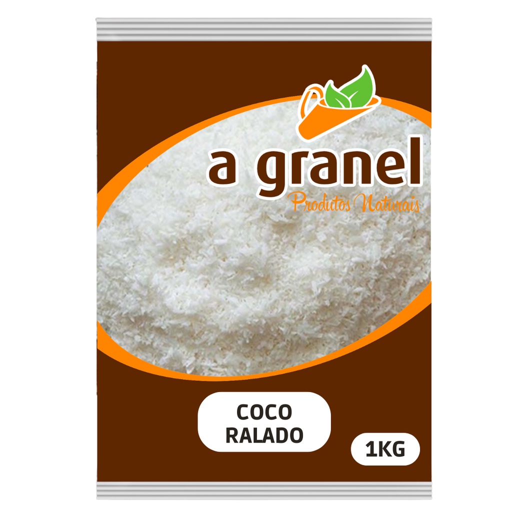 Coco Ralado 1Kg - A Granel Produtos Naturais | Shopee Brasil