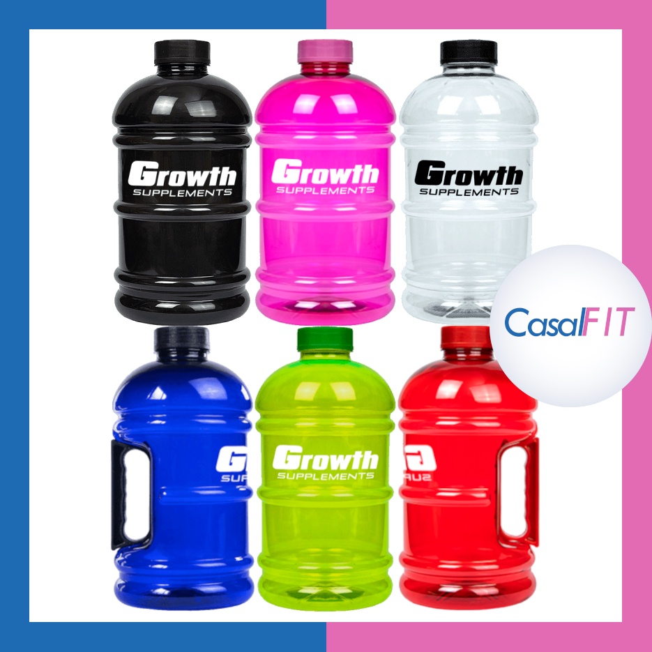 Galão 2 Litros Com Alça Growth [Diversas Cores] Garrafa - Shakeira ...