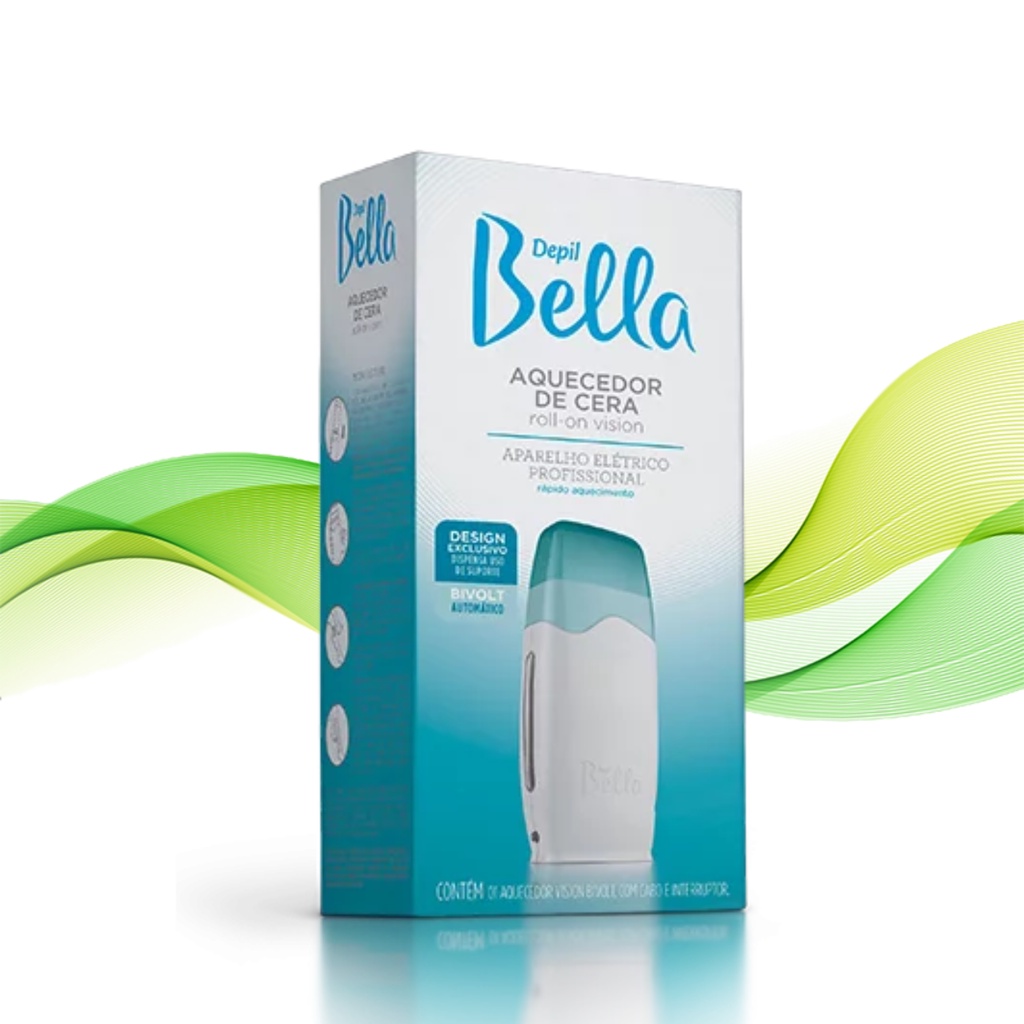 Aparelho Aquecedor de Cera Roll-on Vision Depil Bella Uso Profissional ...
