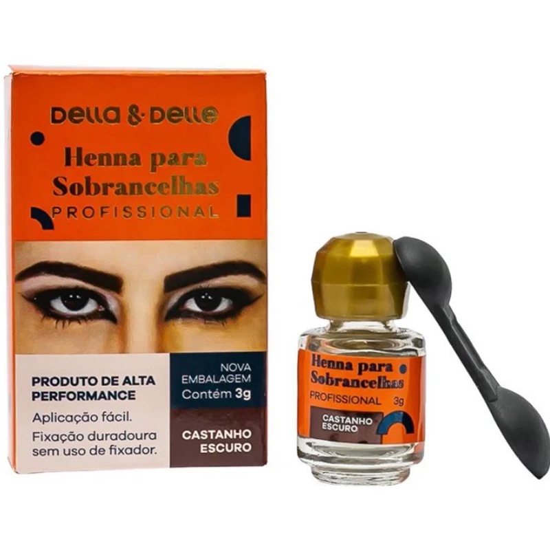 Henna Sobrancelhas Della e Delle 3g Profissional Renna Hena Rena ...