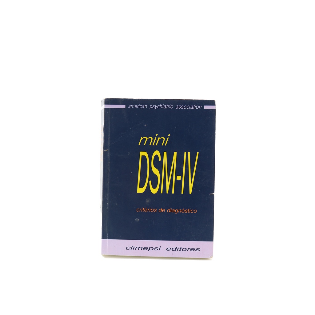Livro Mini Dsm-iv Critérios De Diagnóstico Português | Shopee Brasil