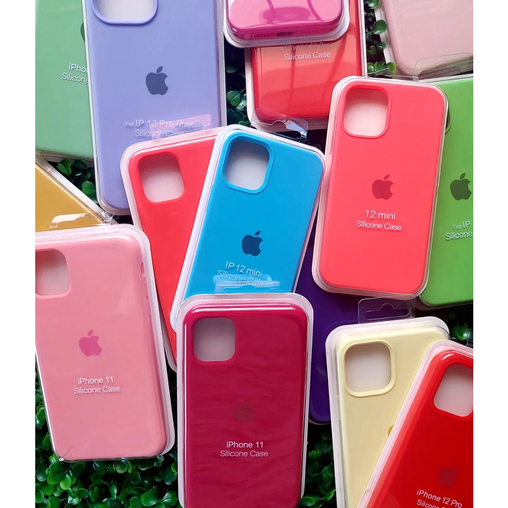 Capa IPhone 12/12 Pro Várias Cores Silicone Capinha Protetora Várias ...