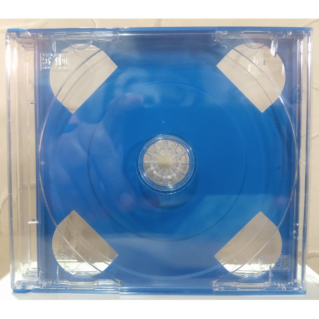 Capa para cd duplo tipo "fat case" AZUL, PAC COM 4 UNIDADES. | Shopee ...