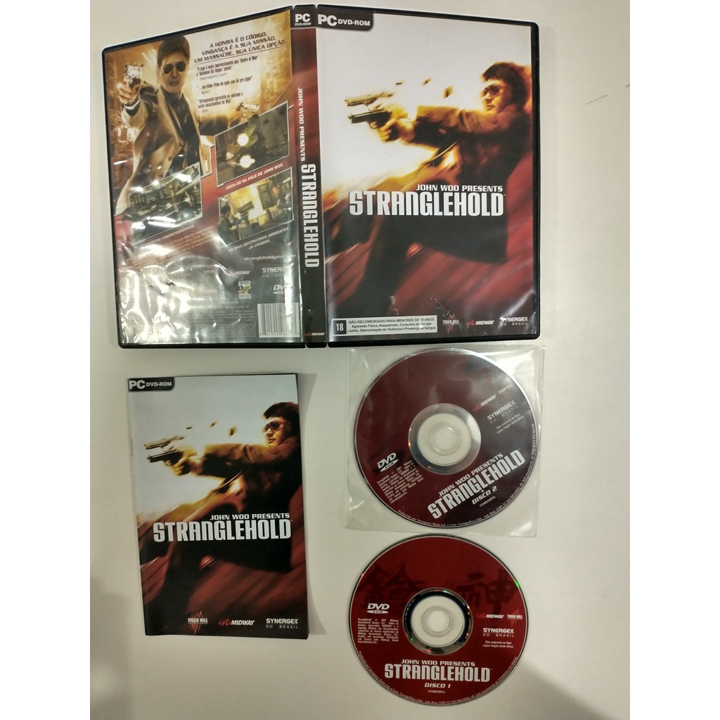 Stranglehold John Woo jogo físico antigo PC DVD original completo | Shopee Brasil