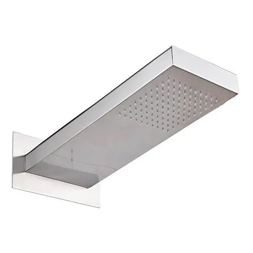 Chuveiro Ducha Luxo Retangular Inox Cromado 22x50cm. | Shopee Brasil