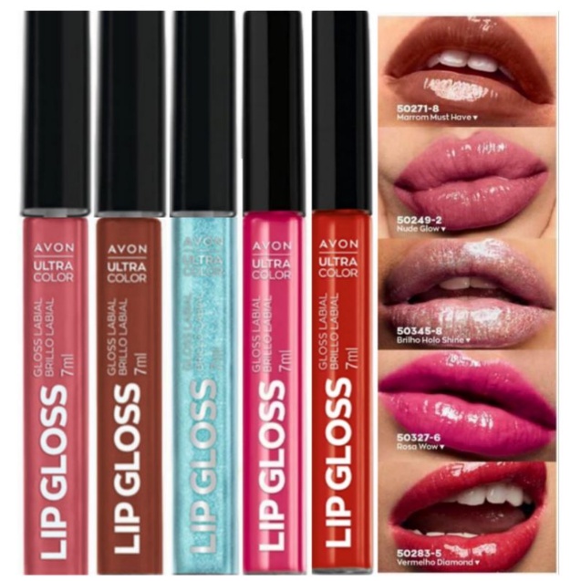 Gloss Labial Avon Ultra Color - 7ml | Shopee Brasil