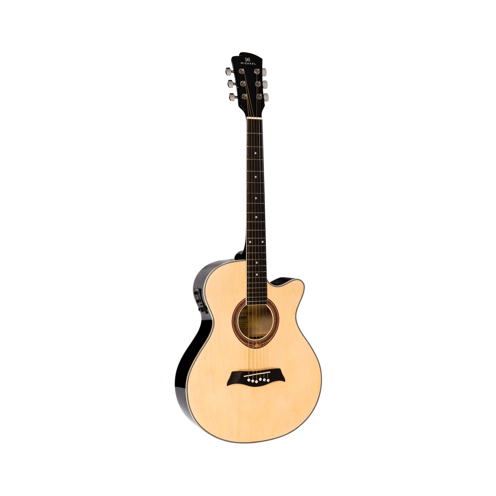 Violão Elétrico Michael Mini Jumbo VMA320 NAT | Shopee Brasil