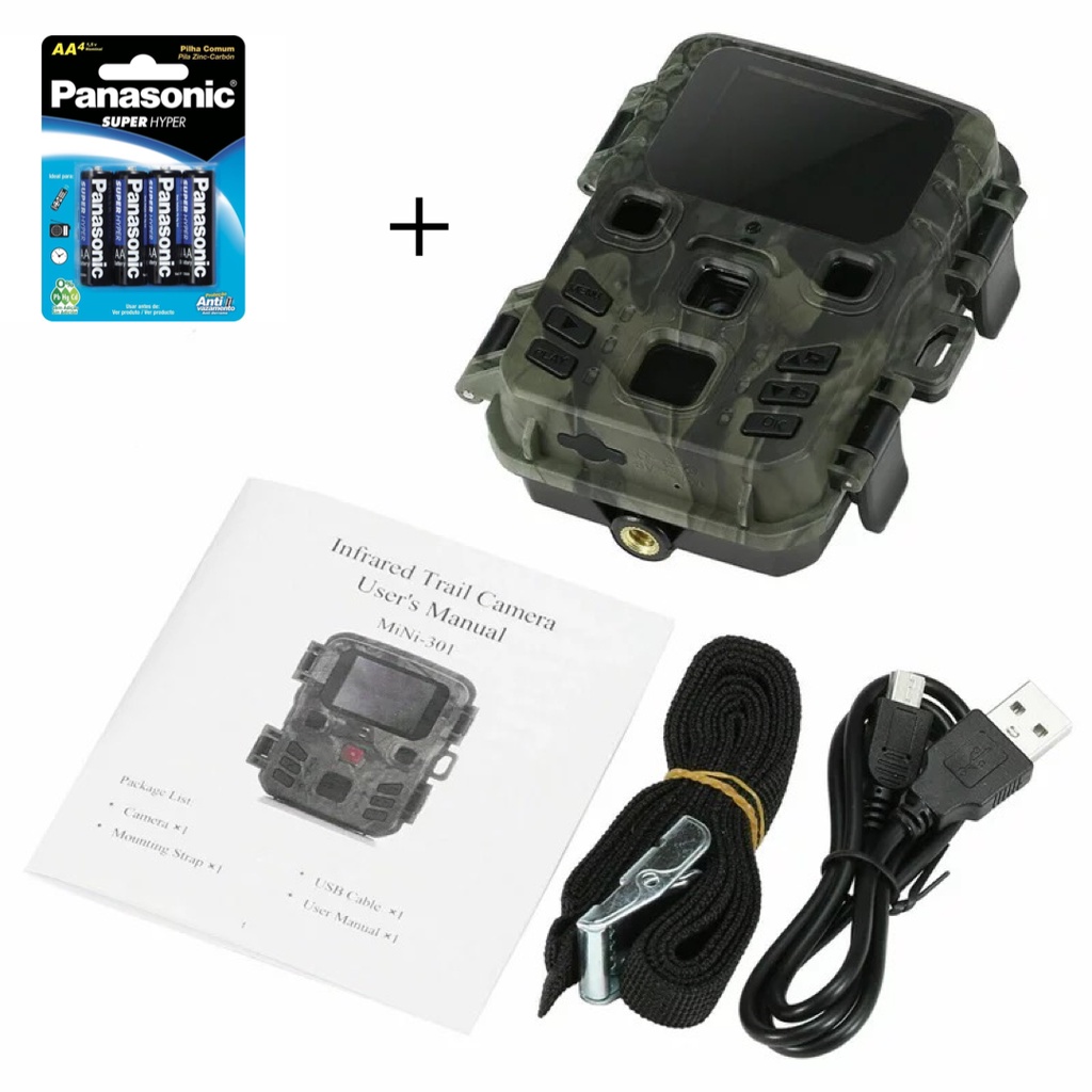 Câmera De Trilha De Caça Mini 301 | Shopee Brasil