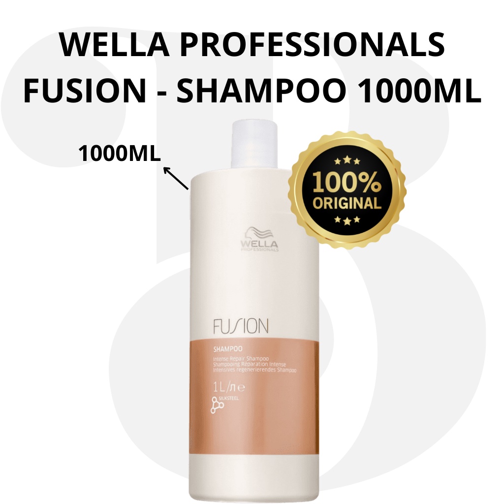 WELLA PROFESSIONALS FUSION - SHAMPOO 1000ML | Shopee Brasil