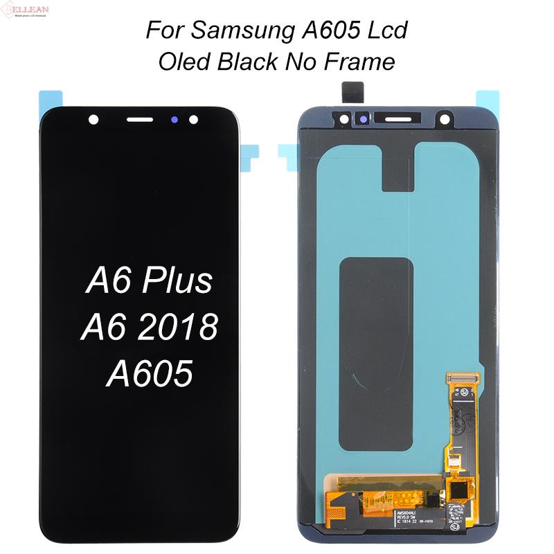 Tela Frontal Display do Samsung A6 2018 A600 Plus A605 A6+ LCD Touch Completo OLED Pronta ...