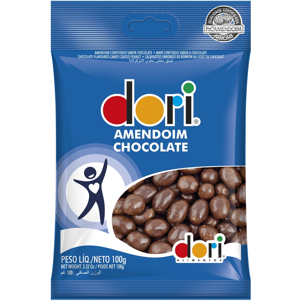 Amendoim chocolate dori confeitado 100g - Dori - excelente qualidade ... Amendoim chocolate dori confeitado 100g - Dori - excelente qualidade ...