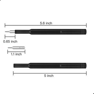 Kit LUXO Bits Chaves Torx T2 T3 T4 T5 T6 T8 T9 10 Philips Fenda 25 PÇS ...