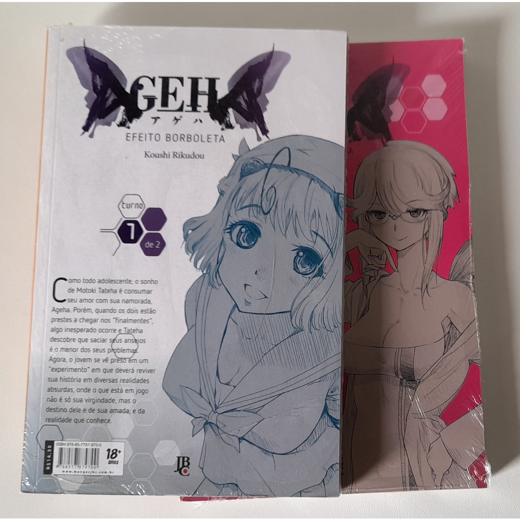 Manga - Ageha Efeito Borboleta - Completo (2 Volumes) | Shopee Brasil