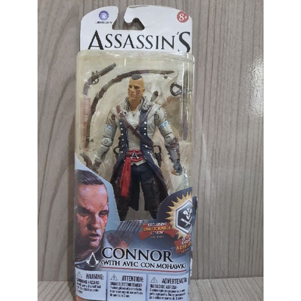 Figura de ação ASSASSIN'S CREED 3 - CONNOR (WITH AVEC CON MOHAWK ...