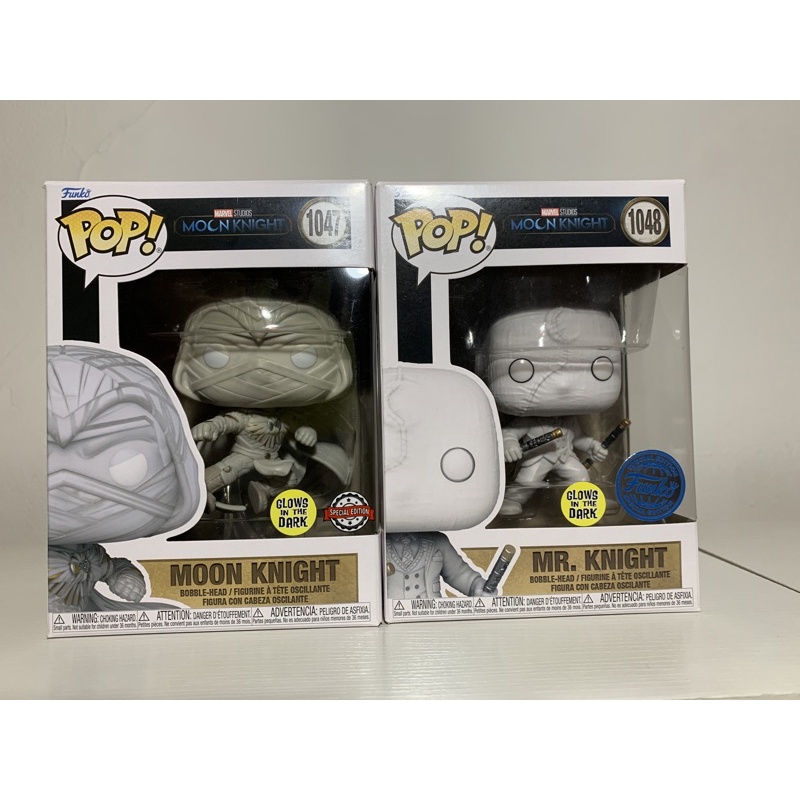 Funko Pop Moon Knight 1047 / Mr. Knight 1048 - Disney no | Shopee Brasil