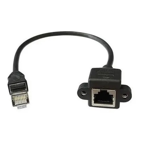 Cabo Extensor De Rede Rj45 De Painel Macho-femea 50 Cm | Shopee Brasil