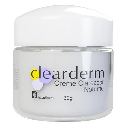CREME CLAREADOR DE MANCHAS NOTURNO CLEARDERM 30G | Shopee Brasil
