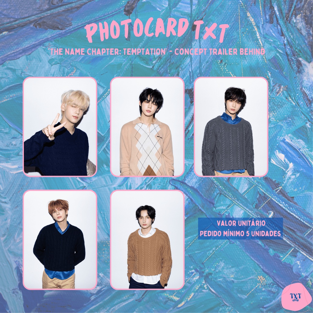 PHOTOCARD TXT (TOMORROW X TOGETHER) THE NAME CHAPTER TEMPTATION ...