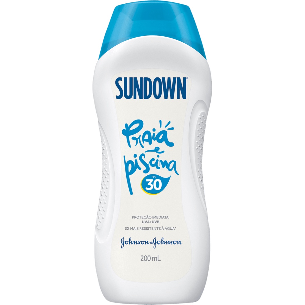 Protetor Solar Sundown 30FPS 200 ML - Johnson e Johnson | Shopee Brasil