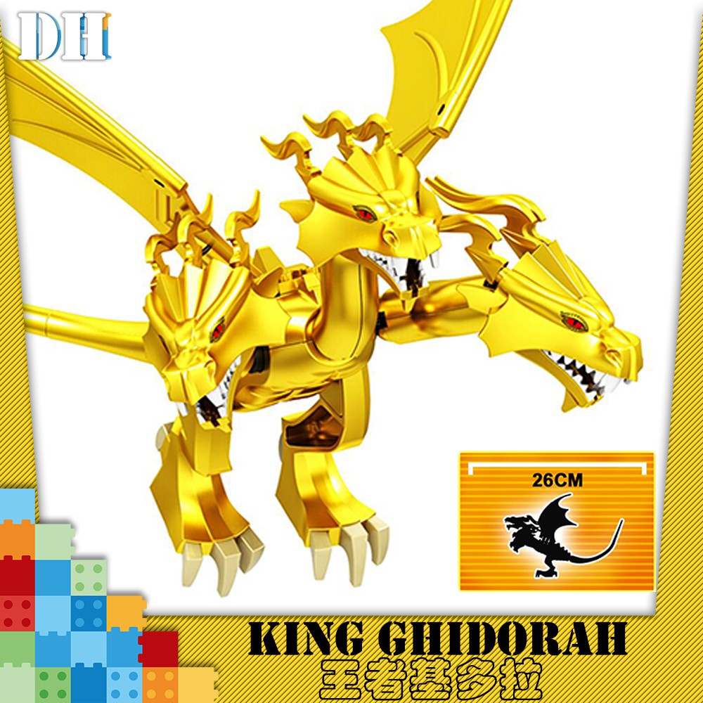 Peças de Montar Dragão King Ghidorah - O Grande Arquirrival do Godzilla ...