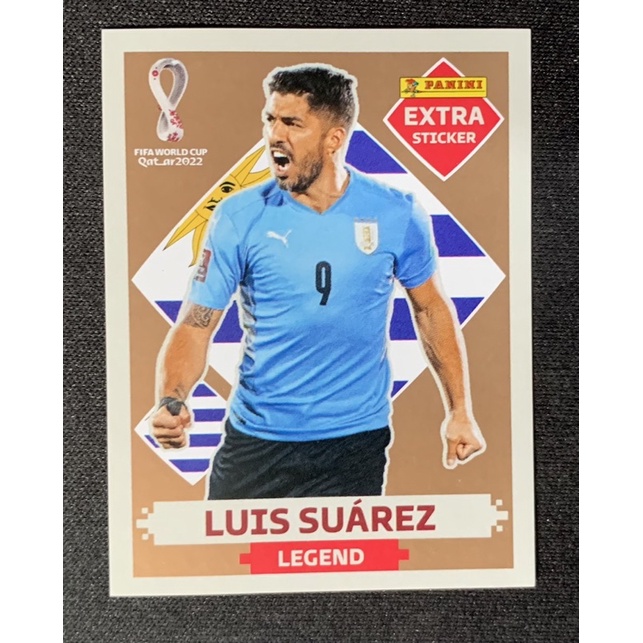 Figurinha Luis Suarez bronze Legend Panini Original (Extra Sticker ...