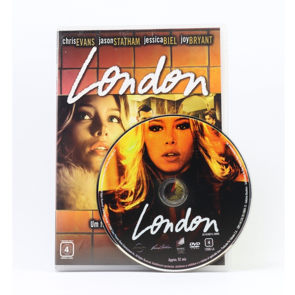 DVD London Com Jessica Biel Jason Statham Chris Evans Isla Fisher ...