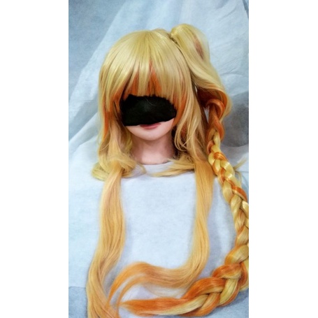 Peruca zenitsu female kimetsu no yaba demon slayer | Shopee Brasil