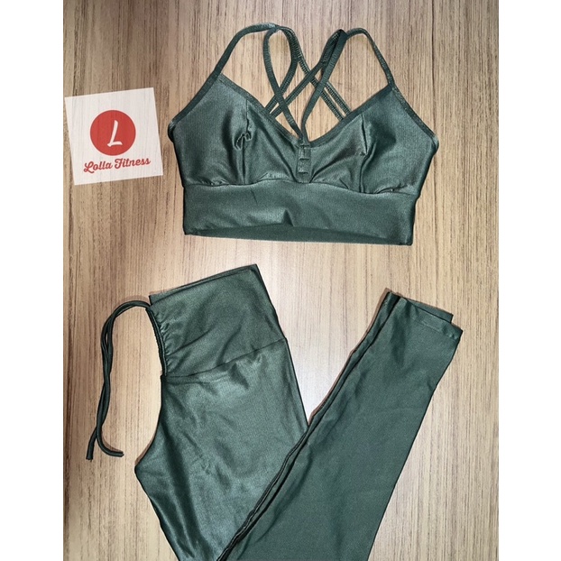 Conjunto Academia - Calca e top - aveludado de compressão - cintura ... Conjunto Academia - Calca e top - aveludado de compressão - cintura ...