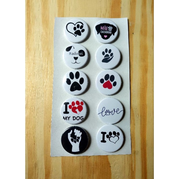 10 bottons Pet | Shopee Brasil