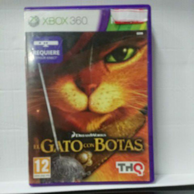 KINECT EL GATO DE BOTAS XBOX 360 MÍDIA FÍSICA ORIGINAL | Shopee Brasil