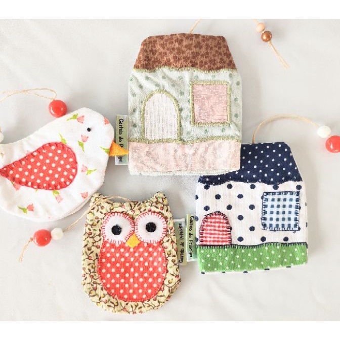 Chaveiro de tecido esconde chave patchwork | Shopee Brasil