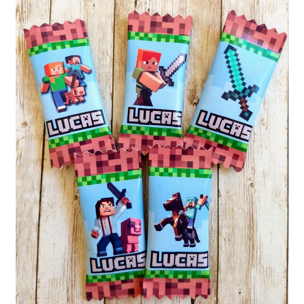 Bala personalizada minecraft | Shopee Brasil