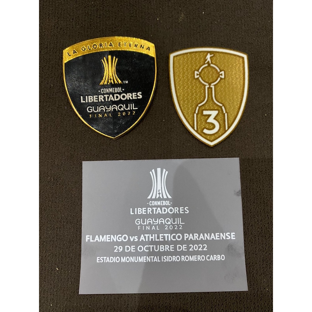 kit patch final libertadores 2022 taça 3 flamengo | Shopee Brasil